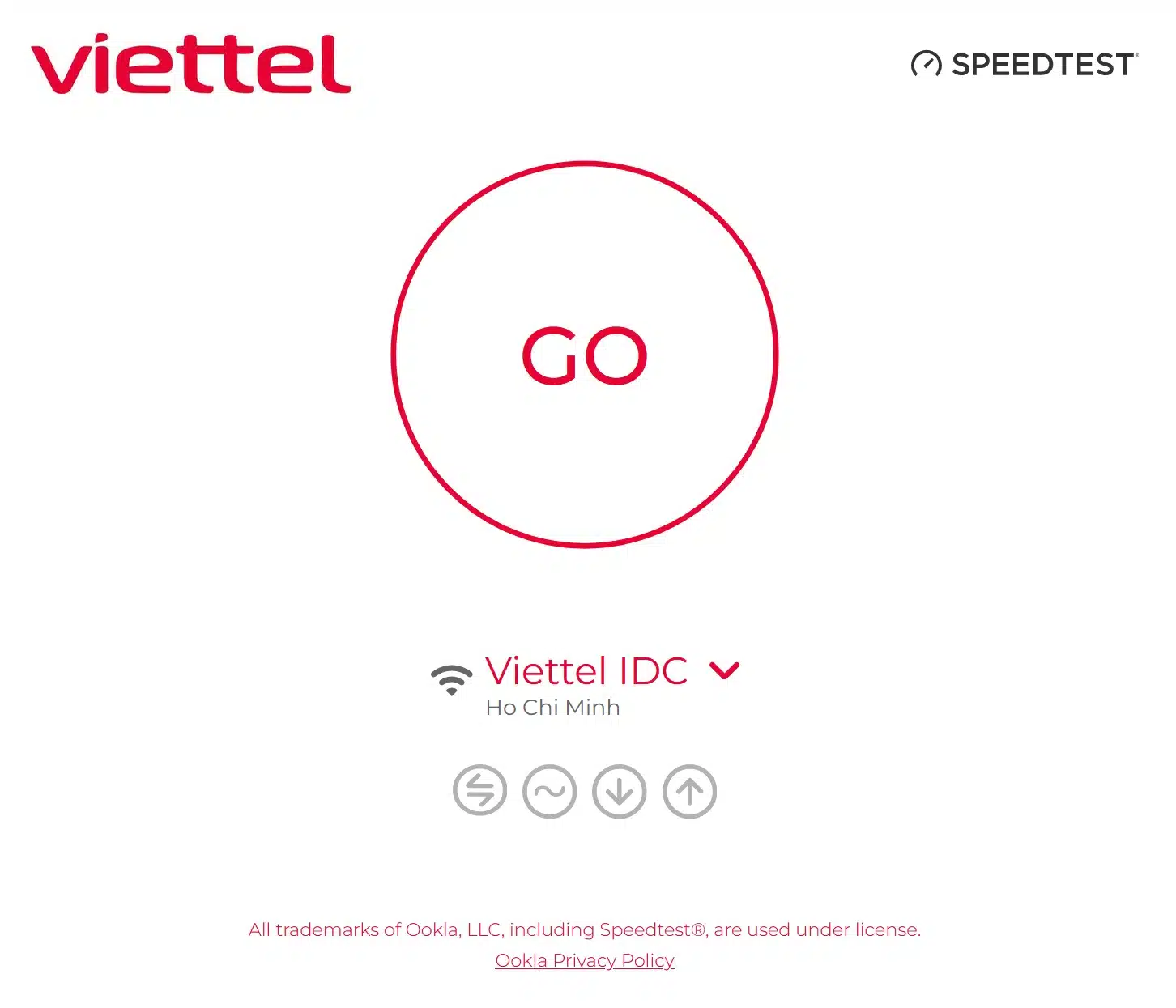 speedtest.net Kiểm tra test đường truyền tốc độ mạng internet